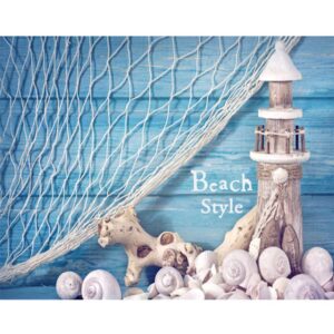 Natural Fishing Net Decor with Shells 79 Inch Beach Theme Decor for Party Home Bedroom Wall Hanging Fish Net Decorations