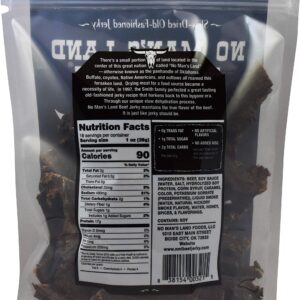 No Man’s Land MILD Beef Jerky High Protein Low Calorie Low Carb Beef Snack 16oz Bag