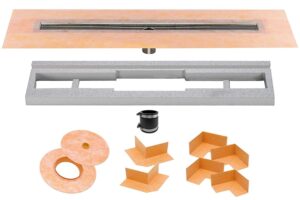 schluter systems kerdi-line channel body shower drain 36" (kl1v60e90)