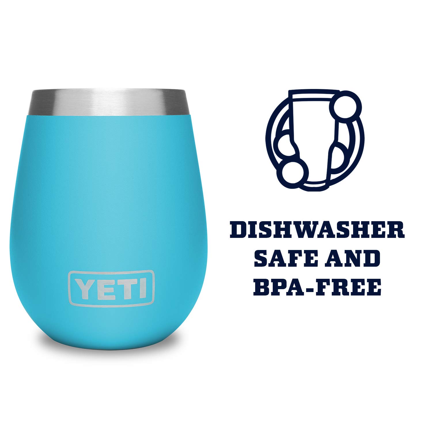 YETI Reef Blue Wine Tumbler 10 Oz, 1 EA