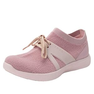 new alegria women's traq qool walking shoe fuzz blush 41