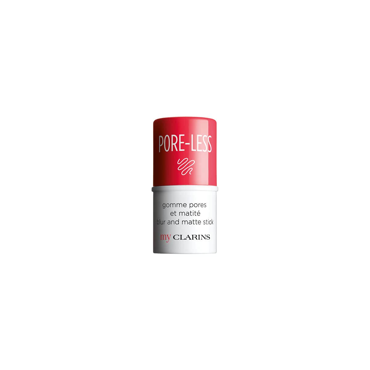 Clarins My PORE-LESS Blur and Matte Stick | Blurs The Appearance of Pores and Imperfections | Oil-Absorbing | Mattifies and Reduces Shine | Use On-The-Go For Touch-Ups | Vegan | Paraben-Free | 0.1 Oz