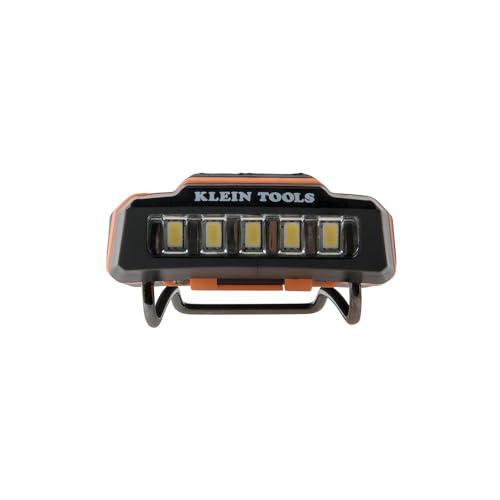 Klein Tools 56402 LED Light, Cap Visor Clip Light has Pivoting Head, 2xAAA Batteries, for Work, Running, Outdoor Hiking, Camping, Fishing