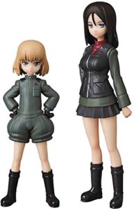 medicom girls und panzer: katsyusha & nonna ultra detail figure 2piece set