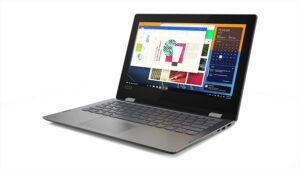 lenovo flex 11 laptop, 11.6 inch hd (1366 x 768) display, intel pentium silver n5000 processor, 4gb ddr4 ram, 64gb emmc ssd, intel uhd graphics 605, windows 10, 81a7000bus, onyx black