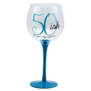 dei 50-ish wine glass, 18oz, mulitcolor