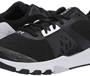 Under Armour Women's TriBase Edge Trainer Athletic Shoe, Black (001)/Halo Gray, 8.5 M US