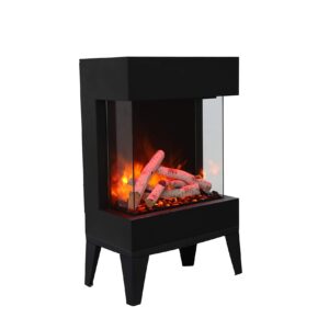 Amantii Stylish Cube 3-Sided Electric Fireplace