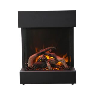 Amantii Stylish Cube 3-Sided Electric Fireplace