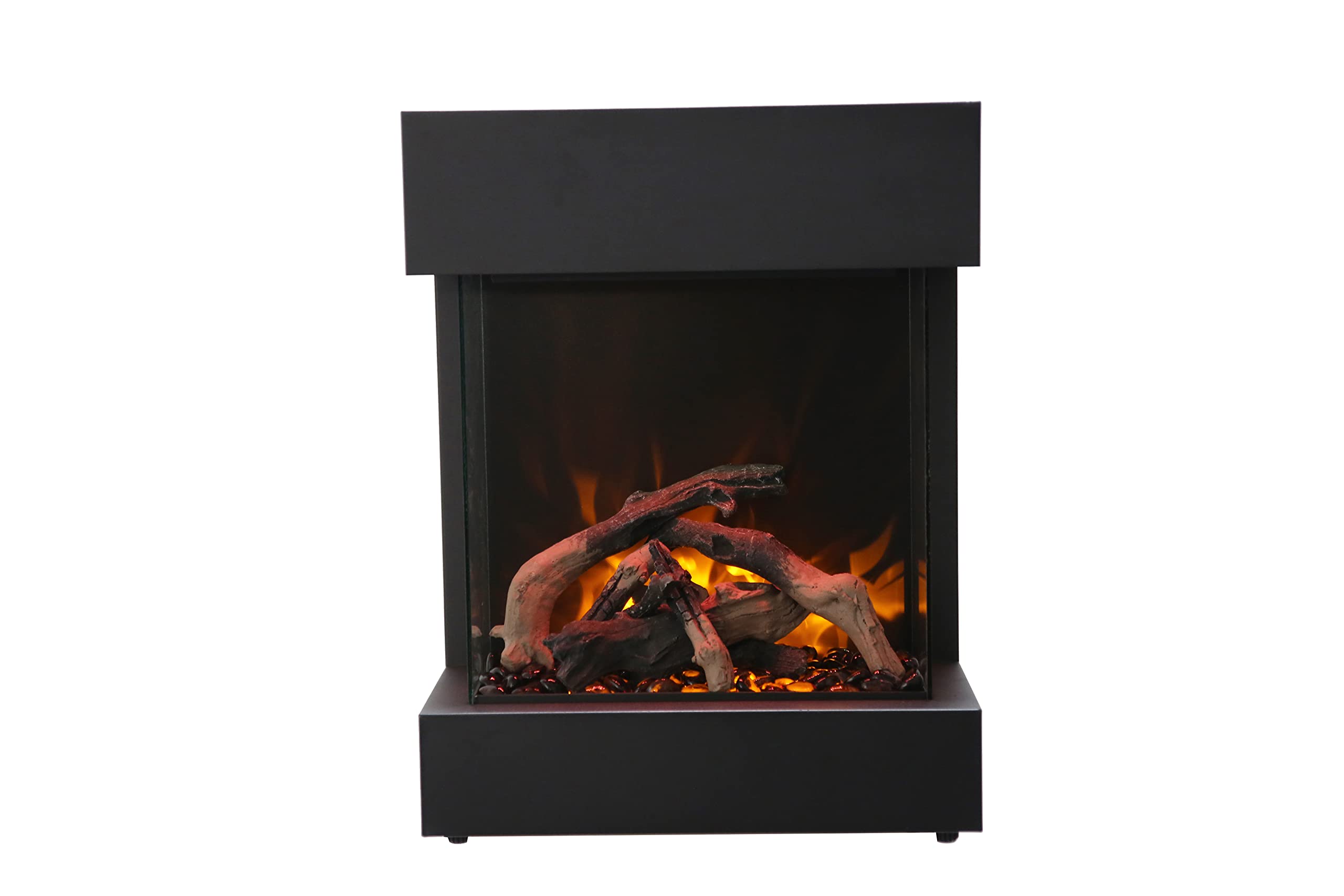 Amantii Stylish Cube 3-Sided Electric Fireplace