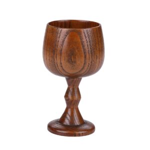 I-MART Wooden Wine Glass, Wine Goblet Cup