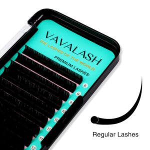 Eyelash Extensions 0.15 C Curl 15mm Lash Extensions Supplies Individual Lashes Premium Silk Volume & Classic Lash Soft Matte Dark Professional Eyelashes Extension (0.15-C-15mm)