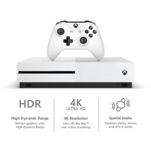 Xbox One S 1TB Console – PLAYERUNKNOWN’S BATTLEGROUNDS Bundle [Discontinued] (Renewed)