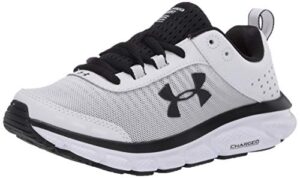 under armour women's charged assert 8 running shoe , white (102)/white, 12