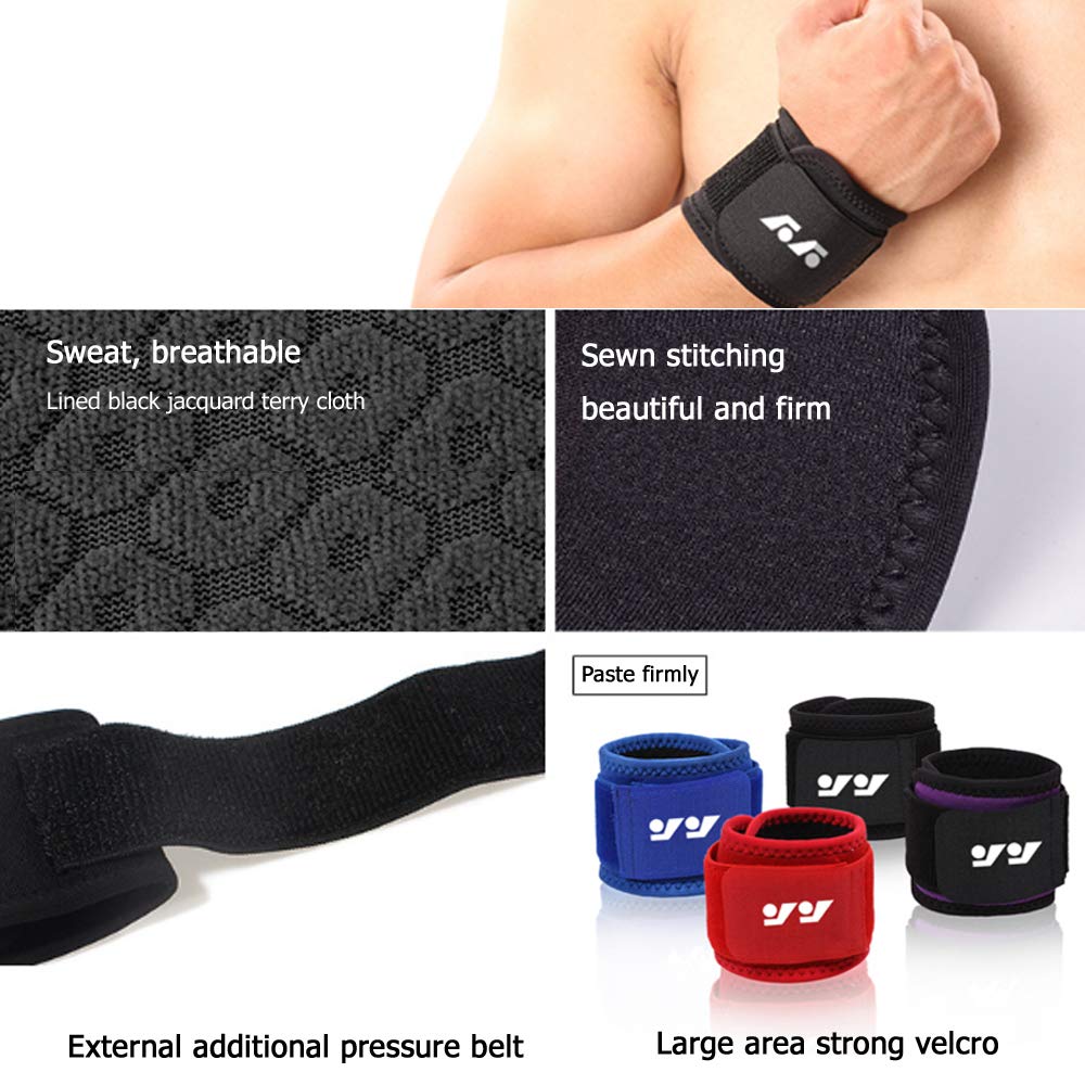 Wrist Brace for Ganglion Cyst, Arthritis, Carpal Tunnel, Breathable Sport/Fitness Wrist Support, for Left and Right Hand Man and Woman(Black)