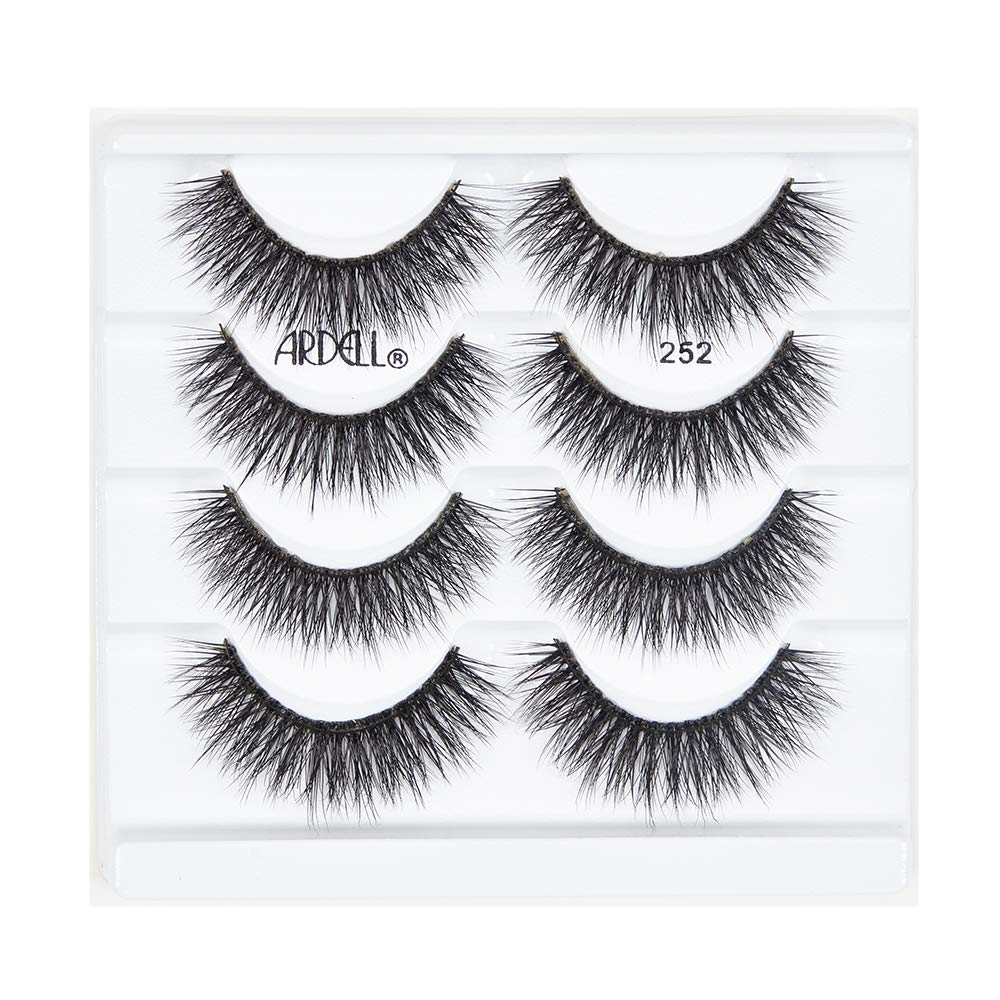 Ardell False Eyelashes Mega Volume 252, 2 packs (4 pairs per pack)