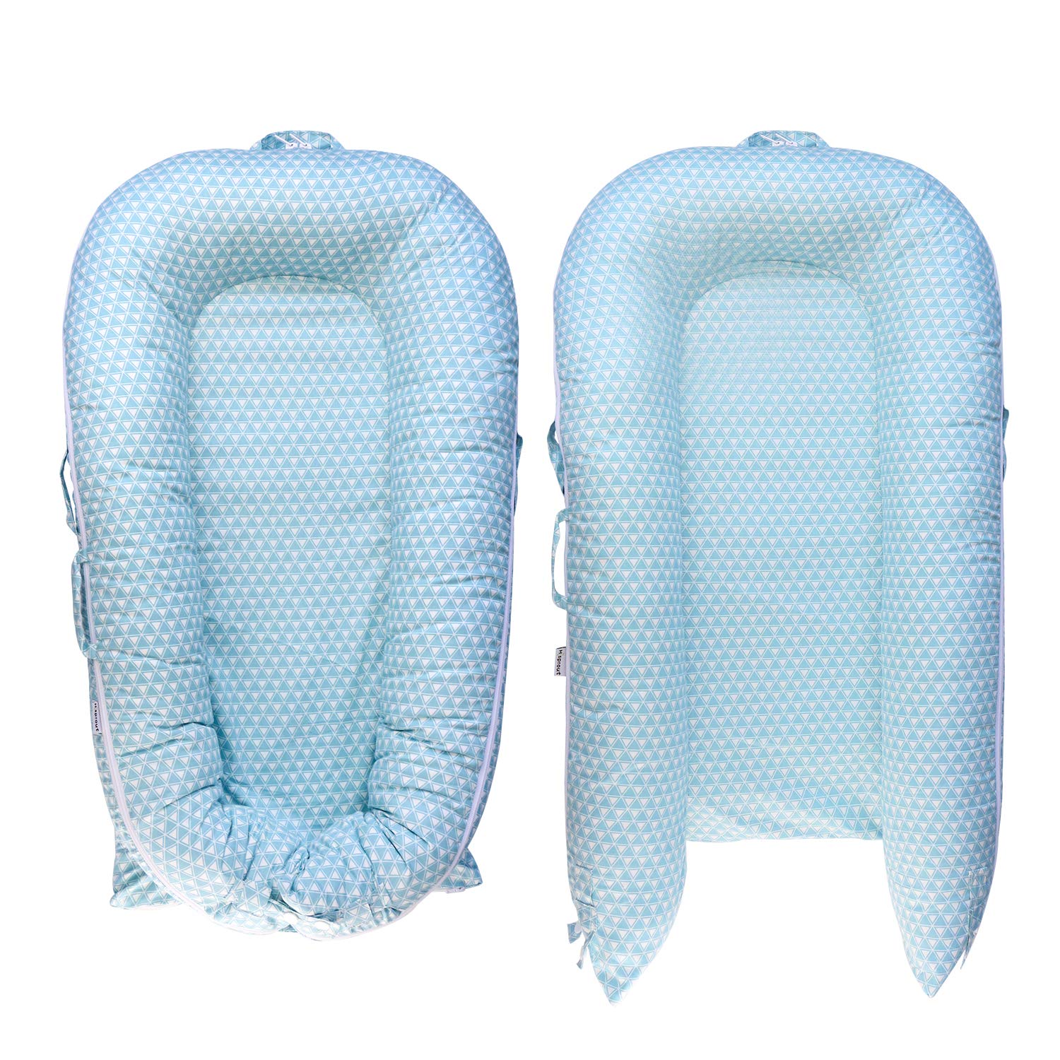 Hi Sprout Newborn Baby Nest Change Extra Cover (Suit for All Dockatot Deluxe Docks) - Blue Ocean