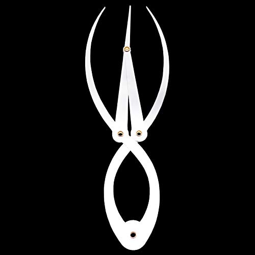 KAMILLEE Golden Mean Calipers Golden Ratio Calipers Stainless Steel Eyebrow Ruler 1:1.618 Measure Tool for Tattoo Makeup