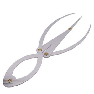 KAMILLEE Golden Mean Calipers Golden Ratio Calipers Stainless Steel Eyebrow Ruler 1:1.618 Measure Tool for Tattoo Makeup