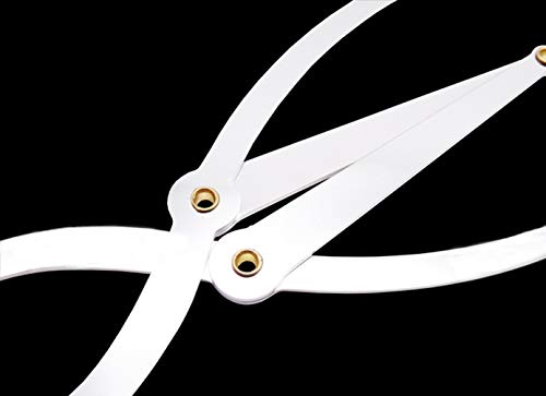 KAMILLEE Golden Mean Calipers Golden Ratio Calipers Stainless Steel Eyebrow Ruler 1:1.618 Measure Tool for Tattoo Makeup