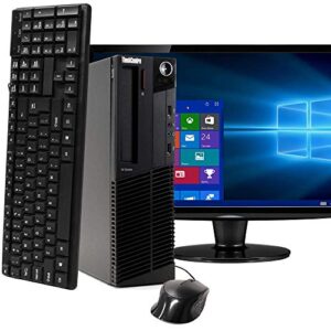 lenovo thinkcentre m91 desktop, intel core i5 3.1 ghz, 8 gb ram, 1 tb sata hdd, keyboard & mouse, wi-fi, 17" lcd monitor (brands vary), dvd, windows 10, (renewed)