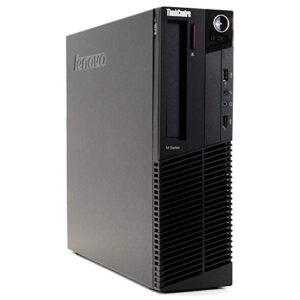 Lenovo ThinkCentre M91 Desktop, Intel Core i5 3.1 GHz, 8 GB RAM, 1 TB SATA HDD, Keyboard & Mouse, Wi-Fi, 17" LCD Monitor (Brands Vary), DVD, Windows 10, (Renewed)