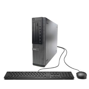 dell optiplex 9010 desktop computer, intel core i5 3.2 ghz, 16 gb ram, 1 tb sata hdd, keyboard & mouse, wi-fi, hdmi, dvd-rom, windows 10 professional, (renewed)