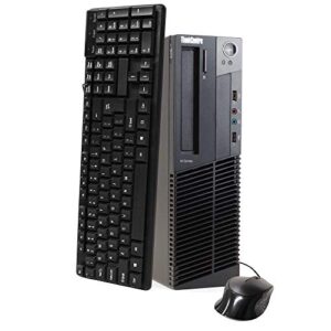 lenovo thinkcentre m92 desktop computer, intel core i5 3.2 ghz, 8 gb ram, 500 gb hdd, keyboard & mouse, wi-fi, dvd-rom, windows 10 professional, (renewed)