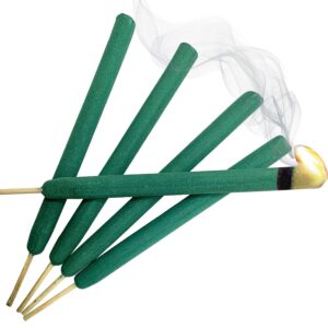 w4w, mosquito repellent sticks extra-thick - outdoor use reaches up to 10-12 feet - each stick burns for hours - (three pack contains 15 repellents)