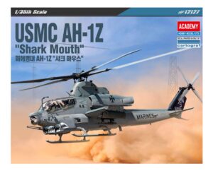 aca12127 1:35 academy usmc ah-1z cobra 'shark mouth' [model building kit]