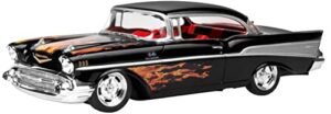 revell 85-1529 ’57 chevy bel air model car kit 1:25 scale 30-piece skill level 3 snaptite max plastic model building kit,black