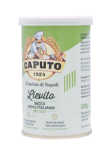 Antimo Caputo Lievito Active Dry Yeast 3.5 Ounce Can - Made in Italy - Perfect with 00 Flour