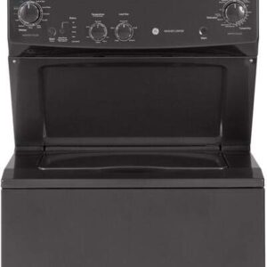 GE GUD27GSPMDG Spacemaker Series 27 Inch Gas Laundry Center with 3.8 cu. ft. Washer Capacity in Diamond Gray