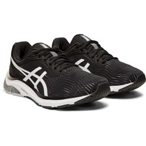 ASICS Women's Gel-Pulse 11 Running Shoes, 6, Black/Piedmont Grey