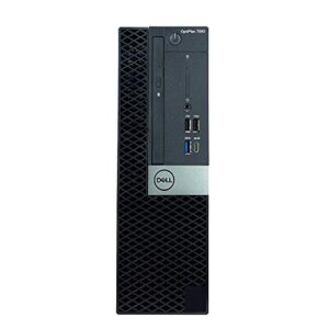 dell optiplex 7060 sff desktop - 8th gen intel core i7-8700 6-core processor up to 4.60 ghz, 16gb ddr4 memory, 512gb solid state drive, intel uhd graphics 630, dvd burner, win10 pro (64-bit) (renewed)