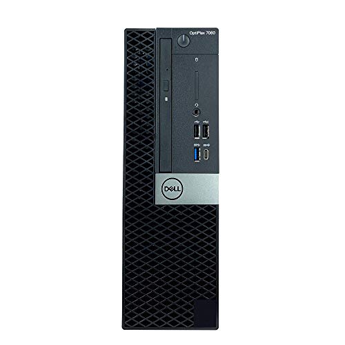 Dell Optiplex 7060 SFF Desktop - 8th Gen Intel Core i7-8700 6-Core Processor up to 4.60 GHz, 16GB DDR4 Memory, 512GB Solid State Drive, Intel UHD Graphics 630, DVD Burner, Win10 Pro (64-bit) (Renewed)