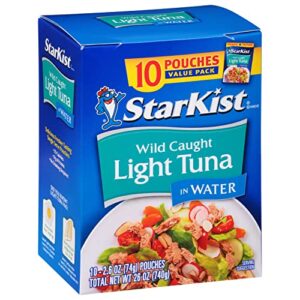 starkist chunk light tuna in water, 2.6 ounce (pack of 10)