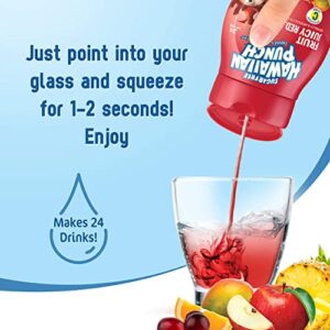 Hawaiian Punch, Fruit Juicy Red, Liquid Water Enhancer – New, Better Taste! (4 Bottles, Makes 96 Flavored Water Drinks) – Sugar Free, Zero Calorie