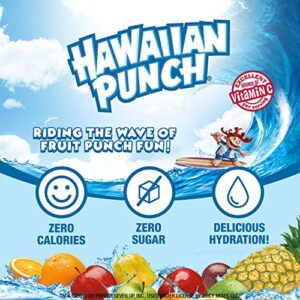 Hawaiian Punch, Fruit Juicy Red, Liquid Water Enhancer – New, Better Taste! (4 Bottles, Makes 96 Flavored Water Drinks) – Sugar Free, Zero Calorie