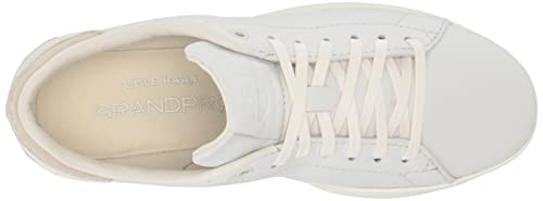 Cole Haan Women's Grandpro Tennis Sneaker, Optic White/Optic White, 8.5 Narrow