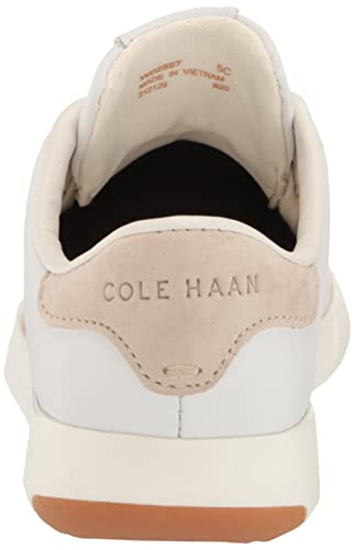 Cole Haan Women's Grandpro Tennis Sneaker, Optic White/Optic White, 8.5 Narrow