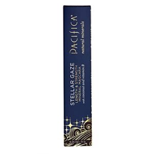 Pacifica Beauty Stellar Gaze Length & Strength Black Mascara, For Volume And Length, Vitamin B + Coconut, Natural Lash Effect, Silicone, Sulfate + Paraben Free, Vegan And Cruelty Free, Pack Of 2