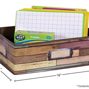 Teacher Created Resources Reclaimed Wood Storage Bin (20914)