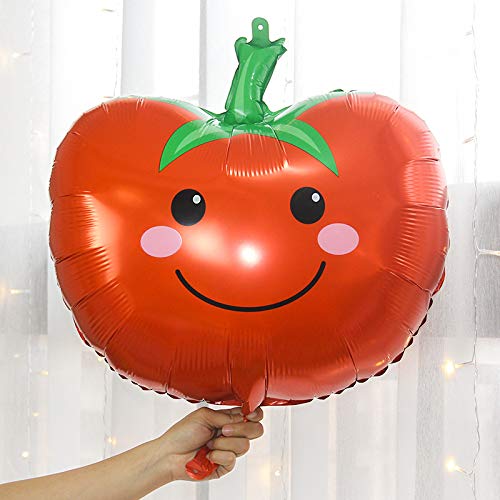 GIHOO 8pcs Fruit & Vegetable Aluminum foil Balloons for Party Decoration Fruit Birthday Aluminum Foil Helium Balloon for Summer Party Wedding Birthday Baby Shower Party Supplies