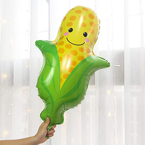 GIHOO 8pcs Fruit & Vegetable Aluminum foil Balloons for Party Decoration Fruit Birthday Aluminum Foil Helium Balloon for Summer Party Wedding Birthday Baby Shower Party Supplies