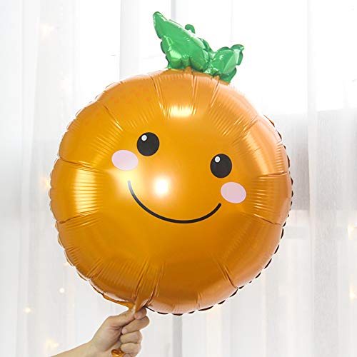 GIHOO 8pcs Fruit & Vegetable Aluminum foil Balloons for Party Decoration Fruit Birthday Aluminum Foil Helium Balloon for Summer Party Wedding Birthday Baby Shower Party Supplies