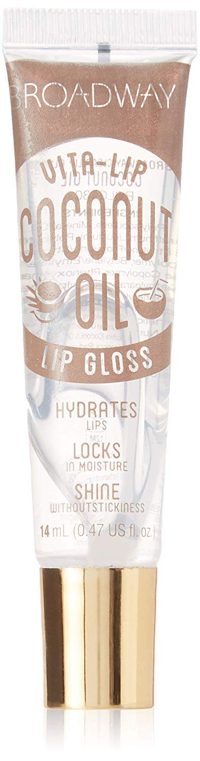 6-PACKS Kiss Broadway Clear Lip Gloss (#1 Mint,Coconut,Rosehip)