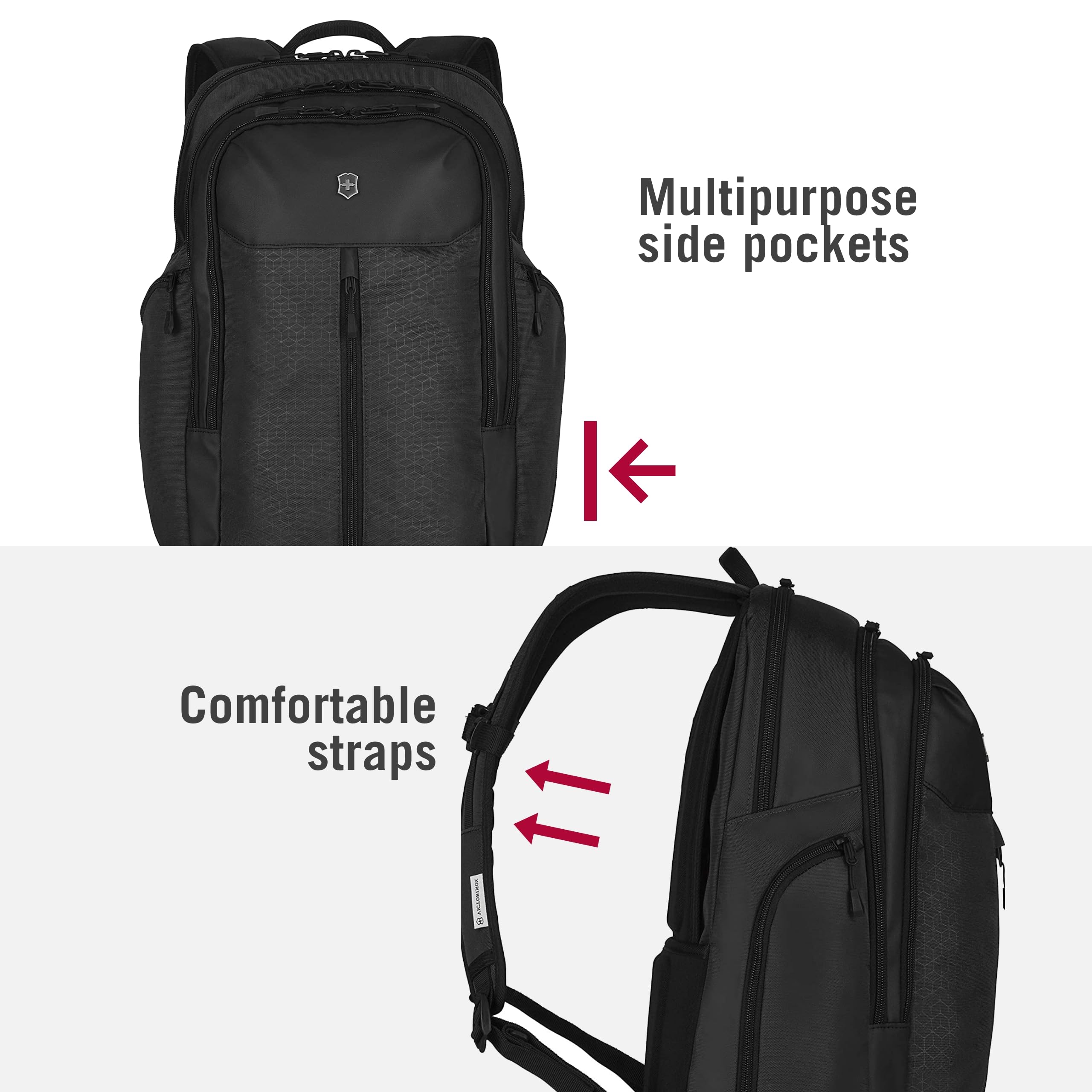 Victorinox Altmont Original Vertical-Zip Laptop Backpack - Travel Backpack for 17" Laptop - Premium Travel Accessory - 24 Liters, Black