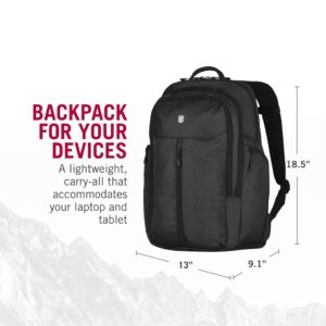 Victorinox Altmont Original Vertical-Zip Laptop Backpack - Travel Backpack for 17" Laptop - Premium Travel Accessory - 24 Liters, Black