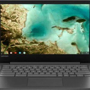 Lenovo 14 inch HD Premium Chromebook with 32GB MicroSD Card | Mediatek Quad-core Processor | 4GB RAM | 32GB eMMC | Wireless-AC | USB-C | HDMI | Webcam | Bluetooth | Chrome OS | Black